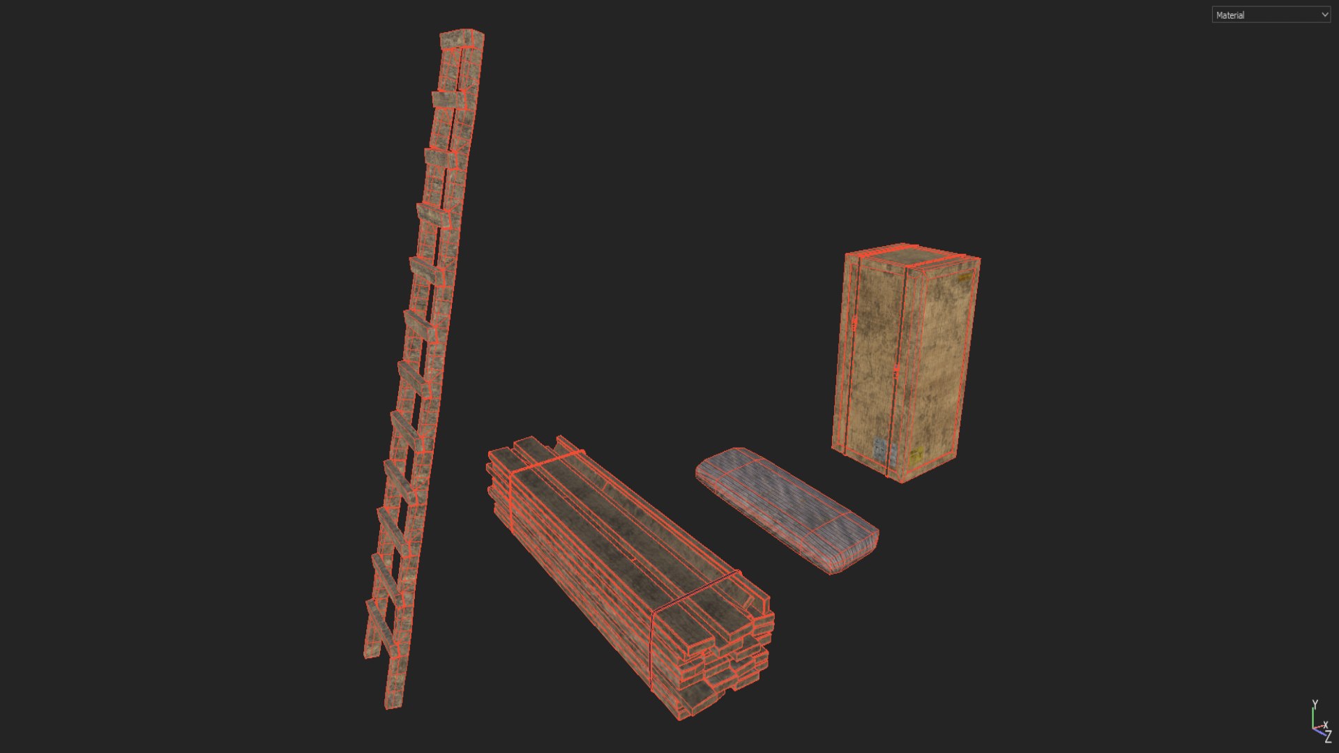 Junk Prop Pack Model - TurboSquid 2109634