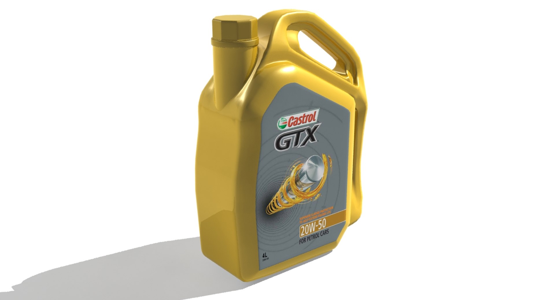 Castrol Gtx Engine Oil 3D - TurboSquid 1279693