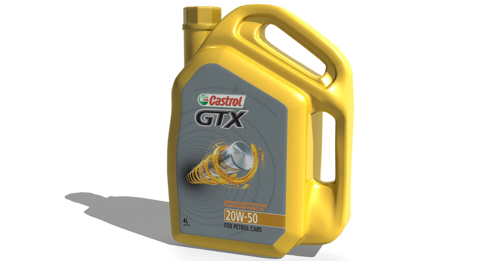 Castrol Gtx Engine Oil 3D - TurboSquid 1279693