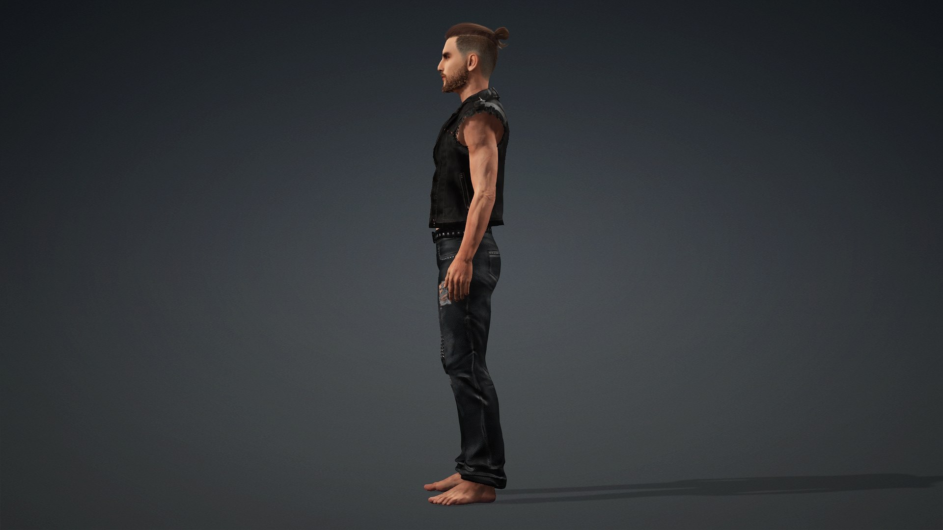 3D Model Punk Style Male 3D Character - TurboSquid 2445329