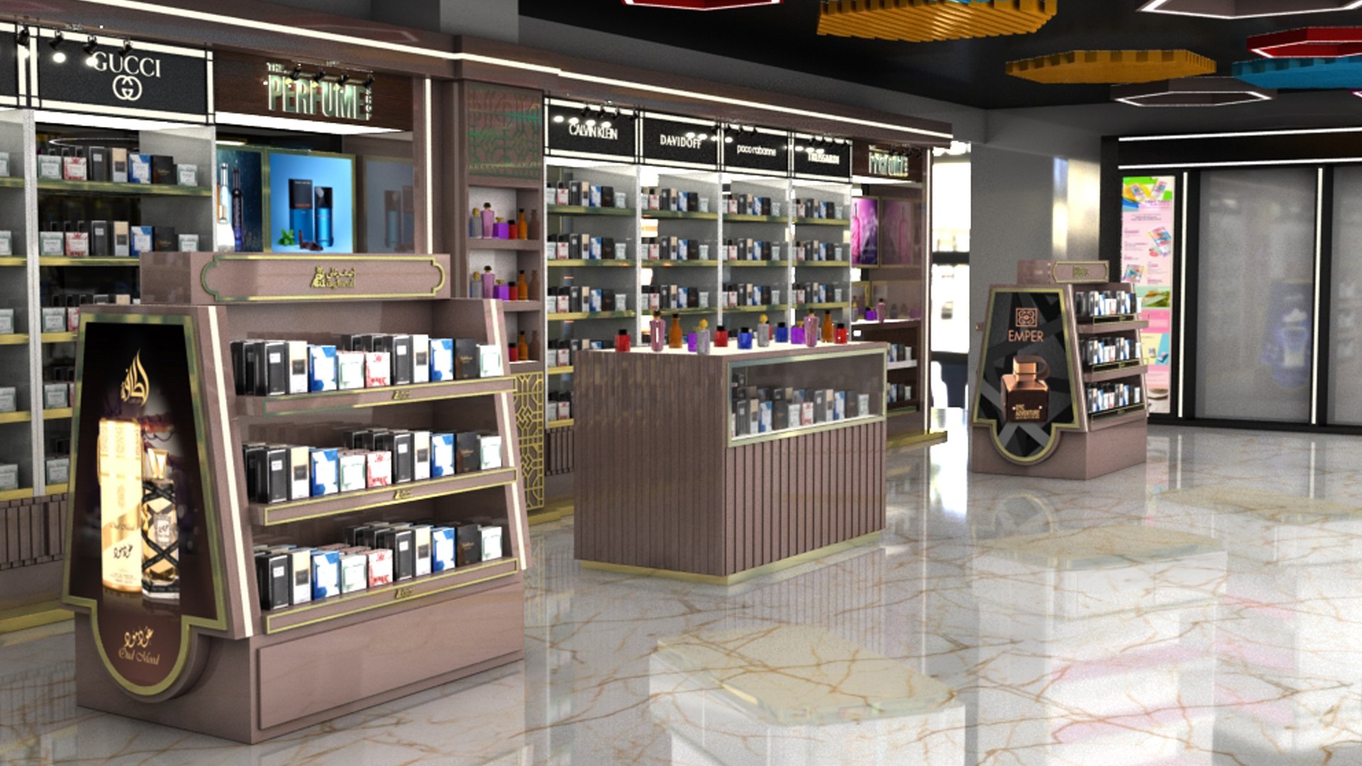 3D Perfume Shop Interior 3d Model - TurboSquid 2178483