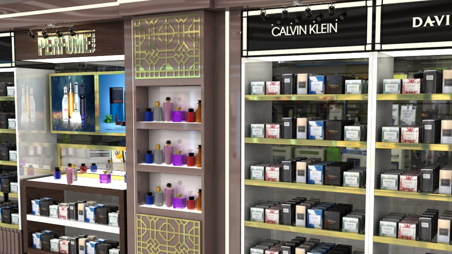 3D Perfume Shop Interior 3d Model - TurboSquid 2178483