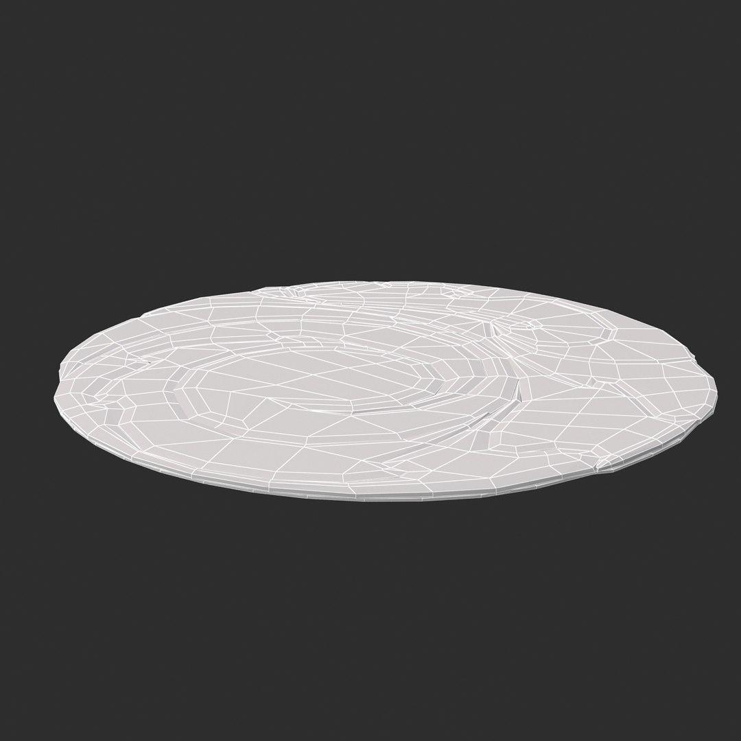 Circular Throw Rug 3d C4d