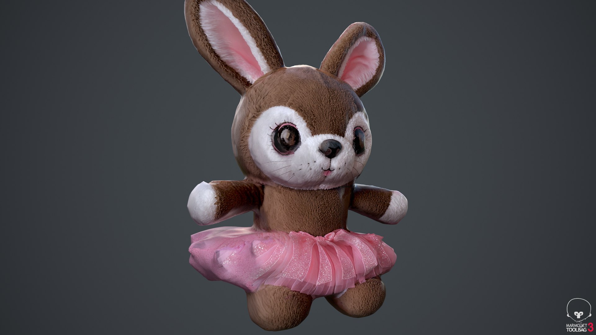Bunny Plushie Model - TurboSquid 2321136