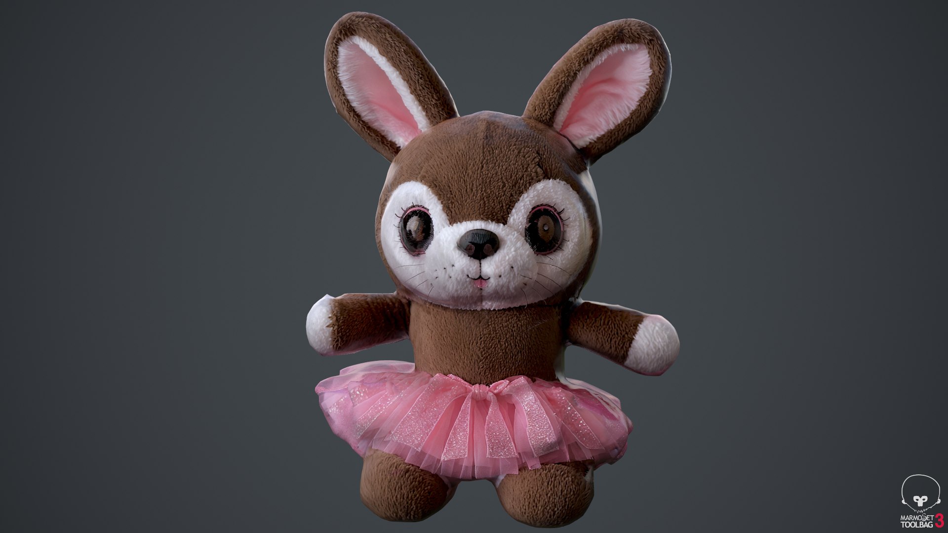 Bunny Plushie Model - TurboSquid 2321136