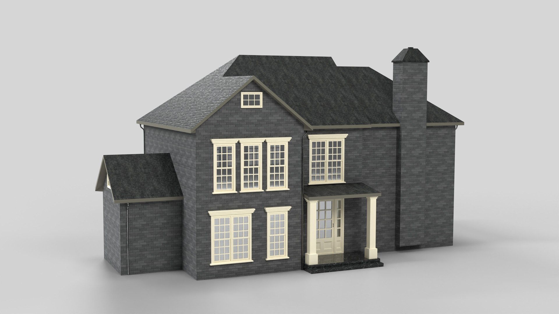 Neighborhood House 20T1 3D Model - TurboSquid 2221395