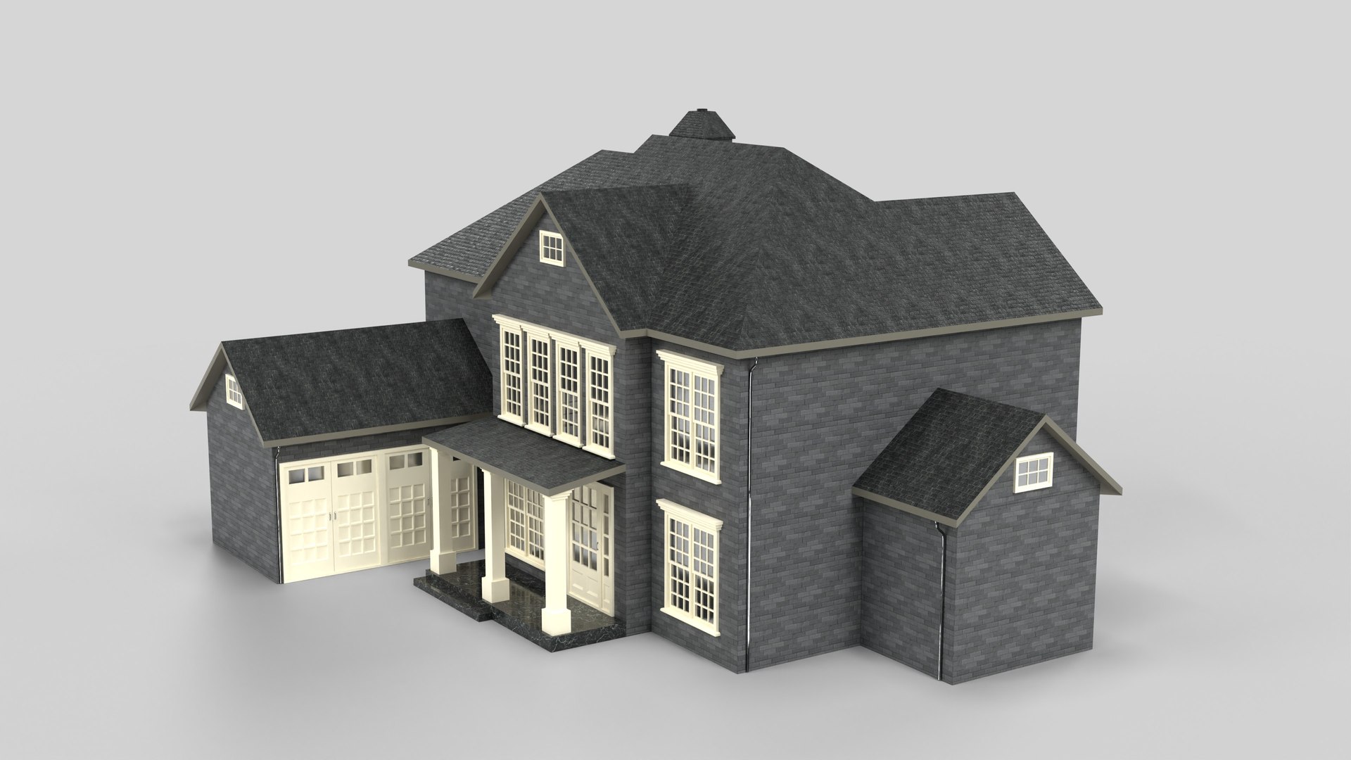 Neighborhood House 20T1 3D Model - TurboSquid 2221395