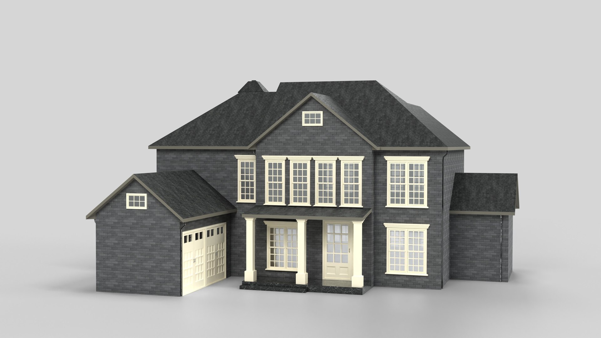 Neighborhood House 20T1 3D Model - TurboSquid 2221395