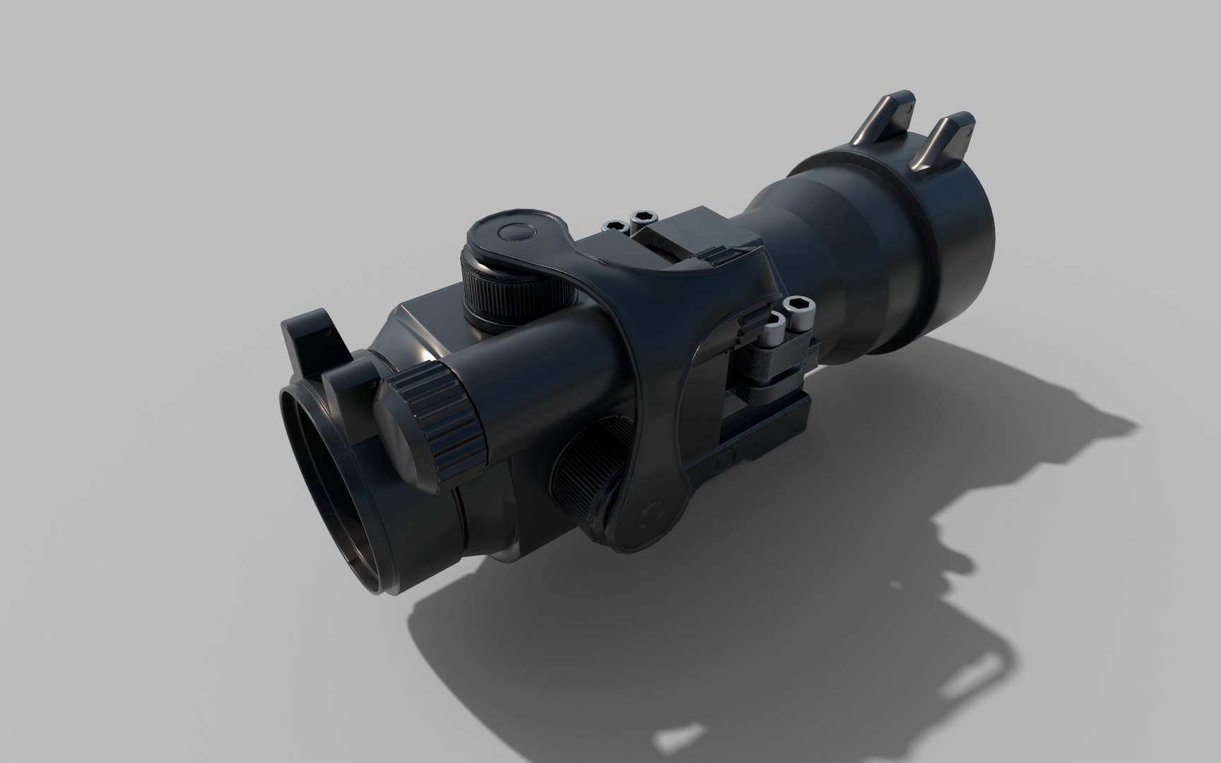 Aimpoint 2X Scope Low-poly 3D Model - TurboSquid 1815714