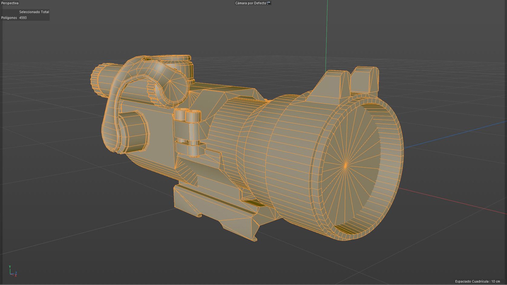 Aimpoint 2X Scope Low-poly 3D Model - TurboSquid 1815714