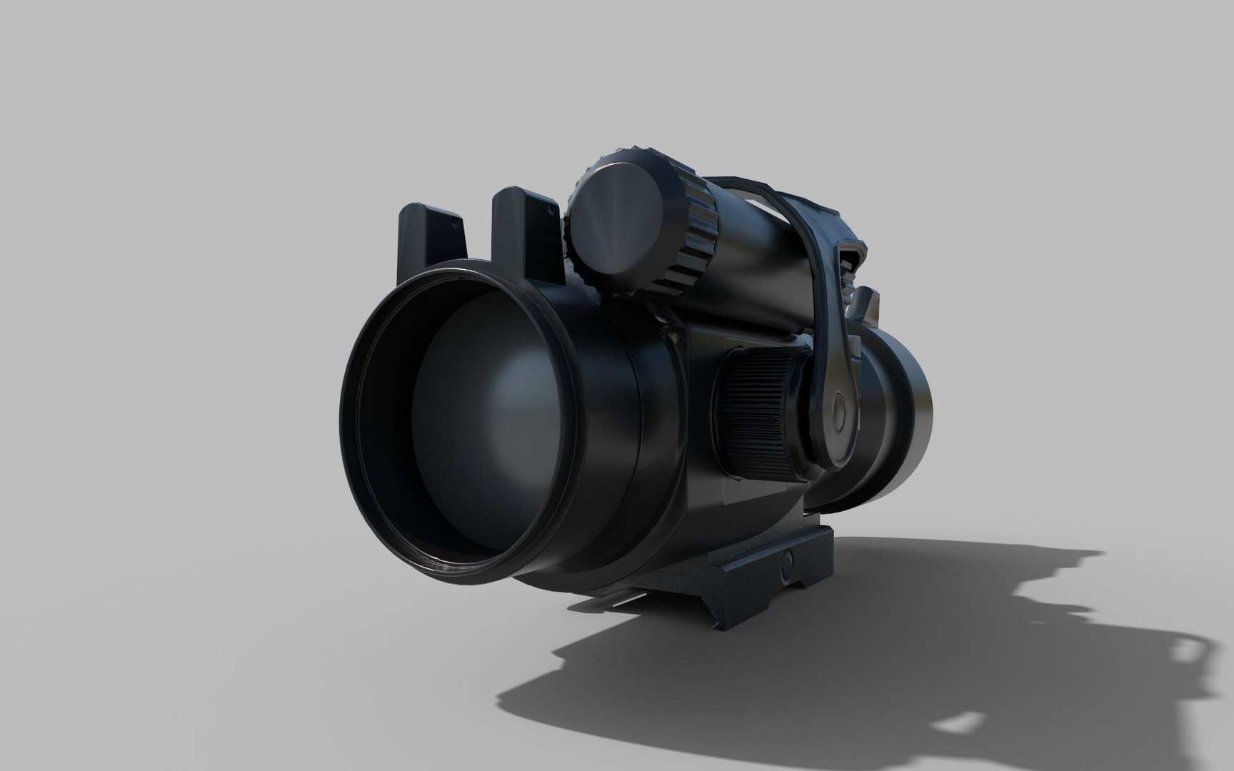 Aimpoint 2X Scope Low-poly 3D Model - TurboSquid 1815714