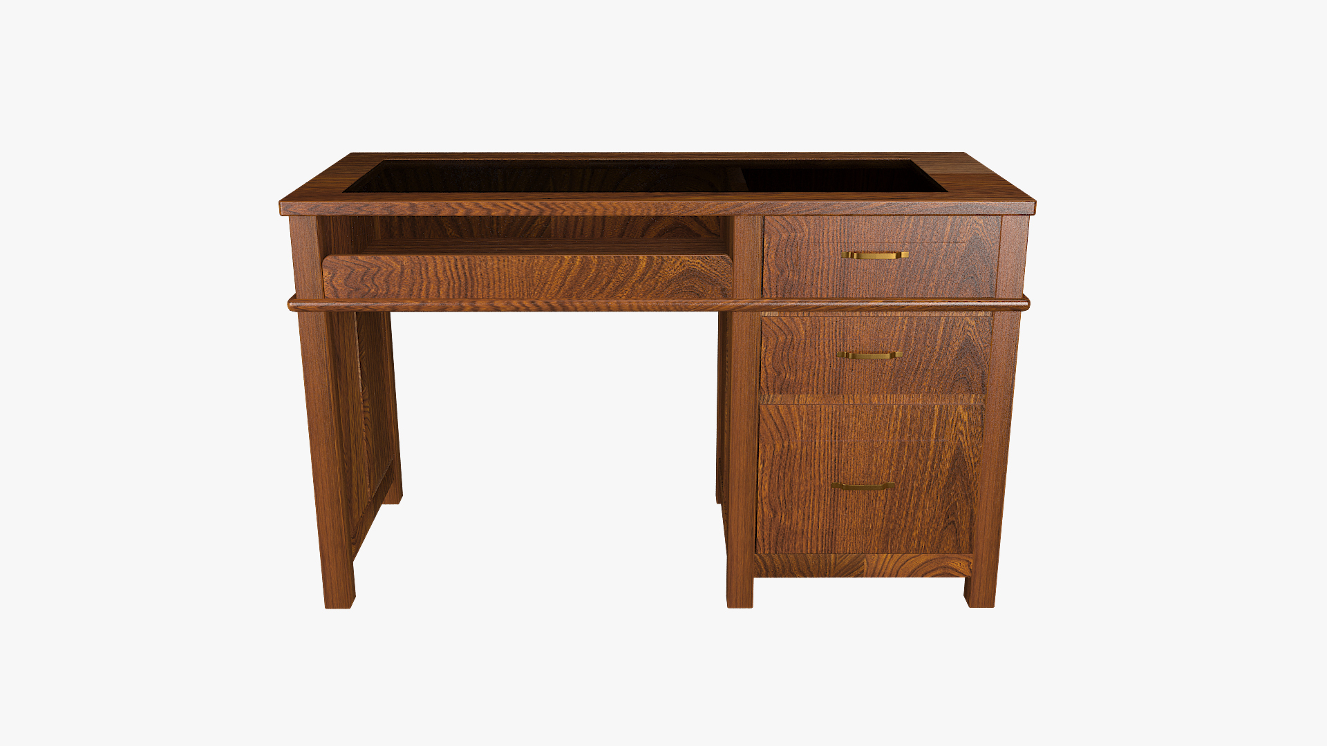 Desk wood wooden 3D model - TurboSquid 1449385