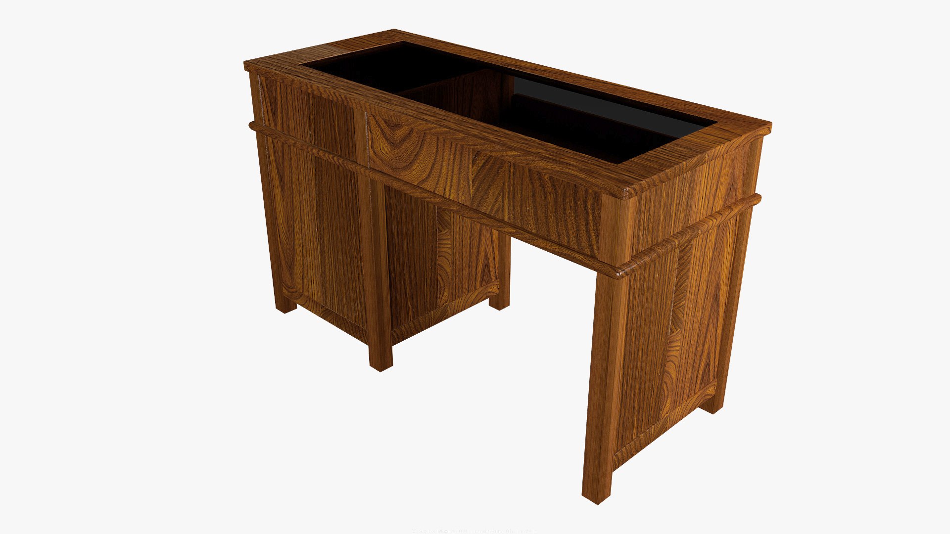 Desk wood wooden 3D model - TurboSquid 1449385