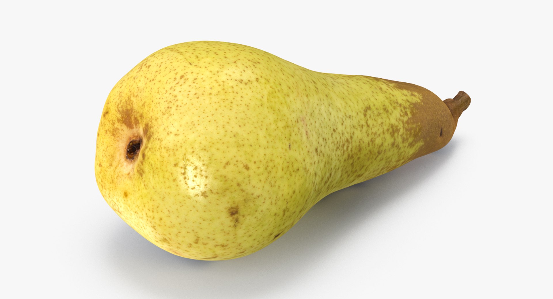 Long Yellow Pear 3D Model - TurboSquid 1164241