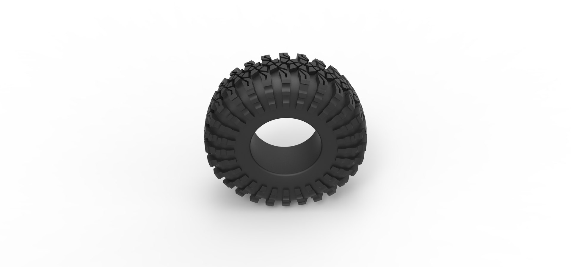3D Diecast Offroad Tire 135 Scale 1 To 25 - TurboSquid 2297756
