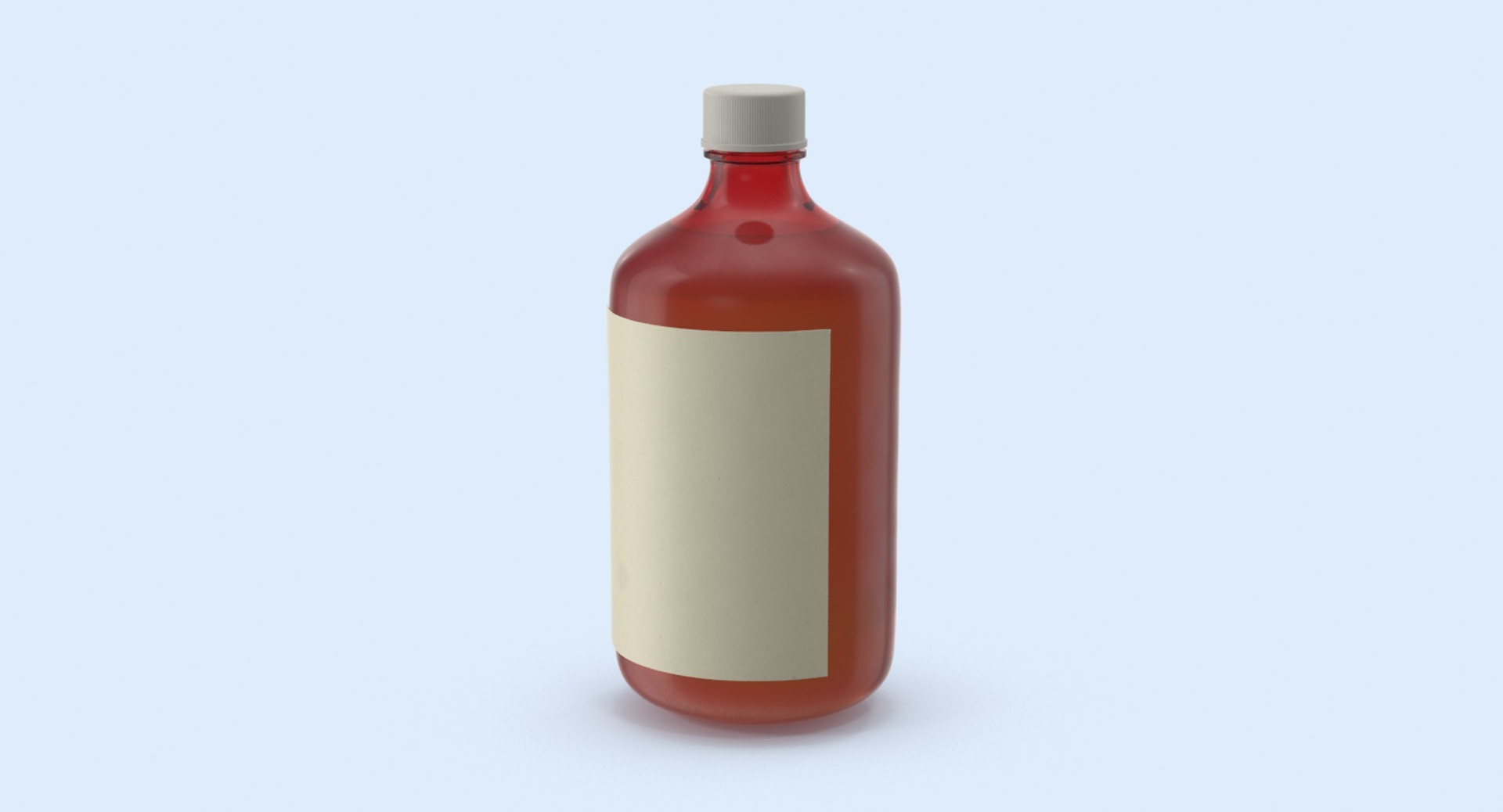 3d Model Cough-syrup-bottle