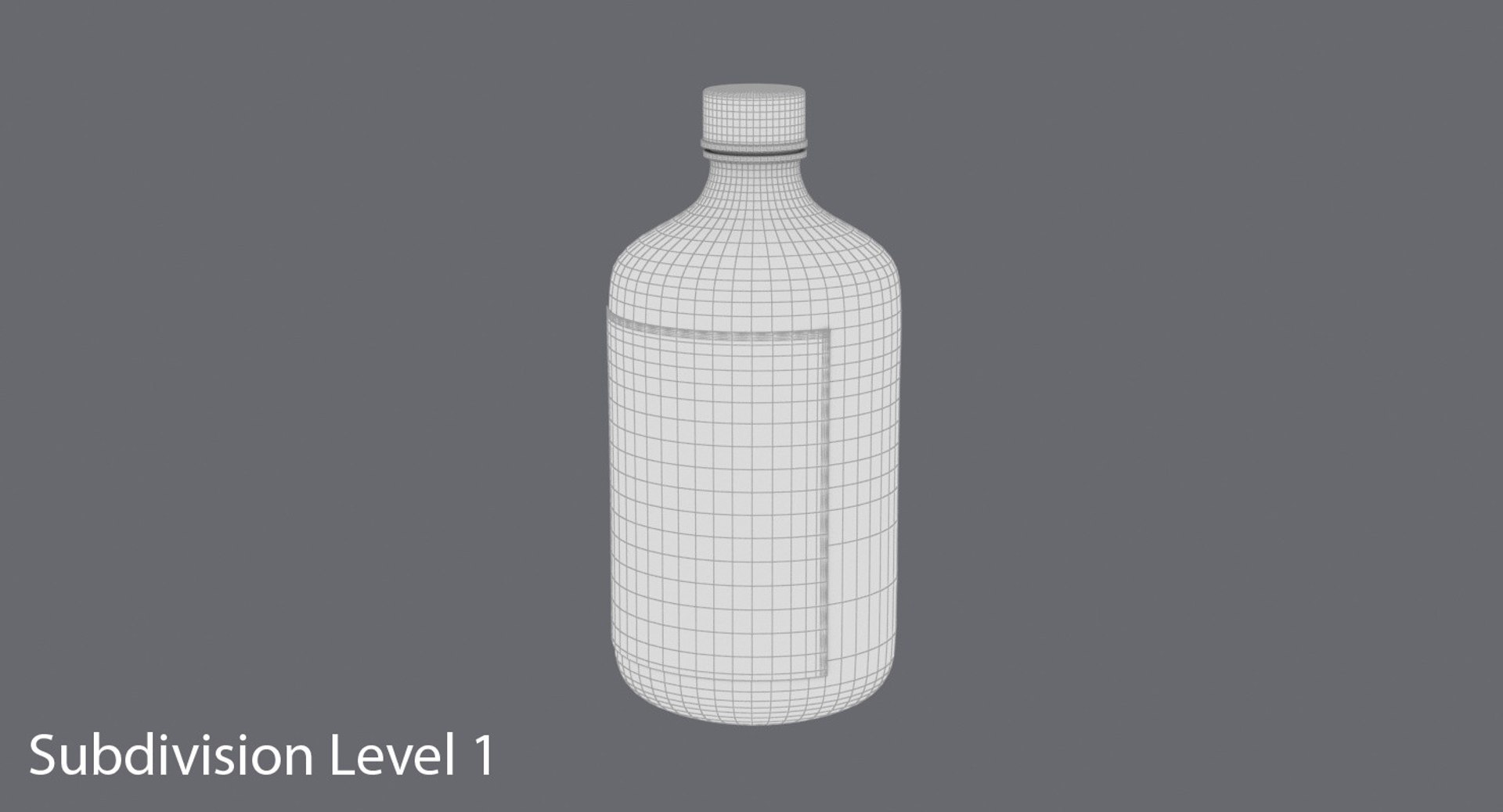 3d Model Cough-syrup-bottle