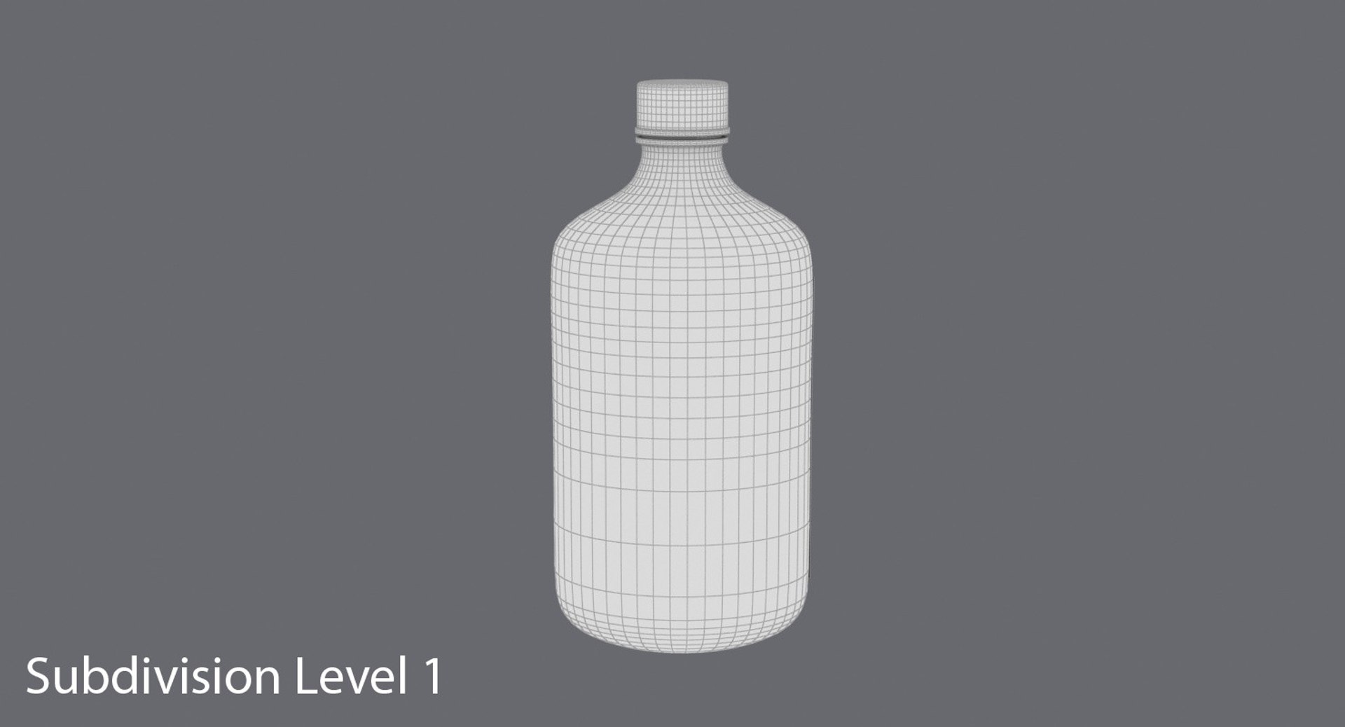 3d Model Cough-syrup-bottle