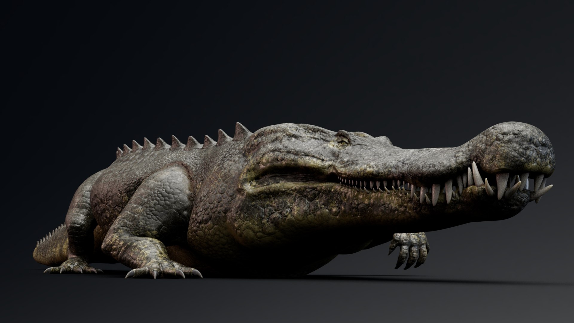 Deinosuchus - Crocodile 3D - TurboSquid 2187031