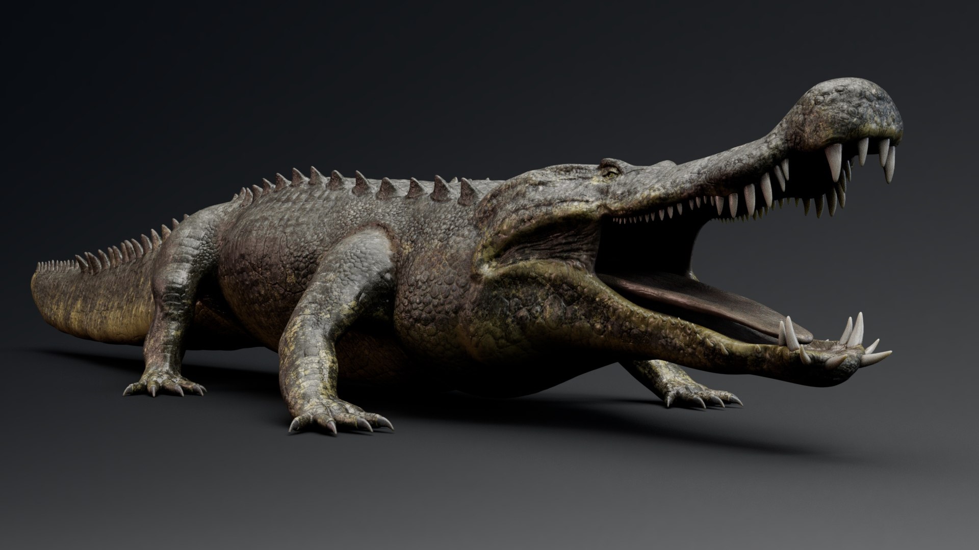 Deinosuchus - Crocodile 3D - TurboSquid 2187031