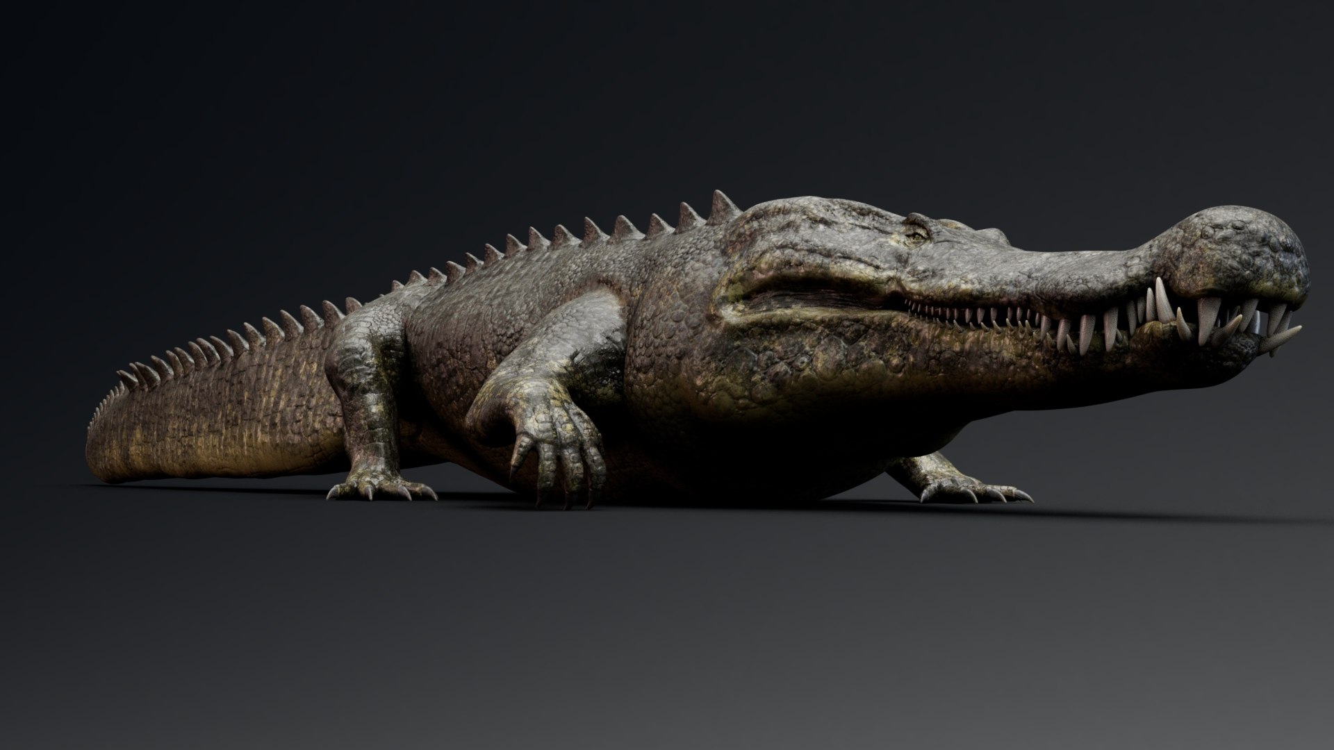 Deinosuchus - Crocodile 3D - TurboSquid 2187031