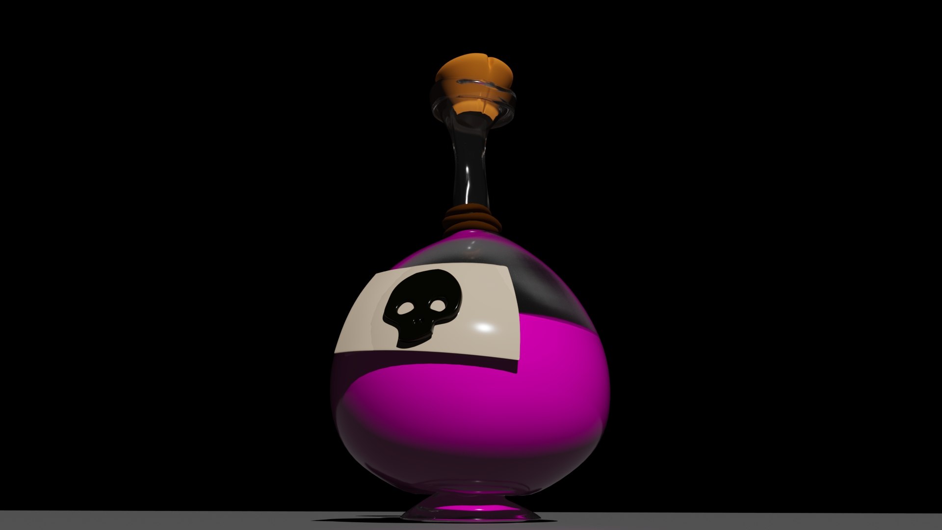 Potion Of Poison 3D Model - TurboSquid 2237599