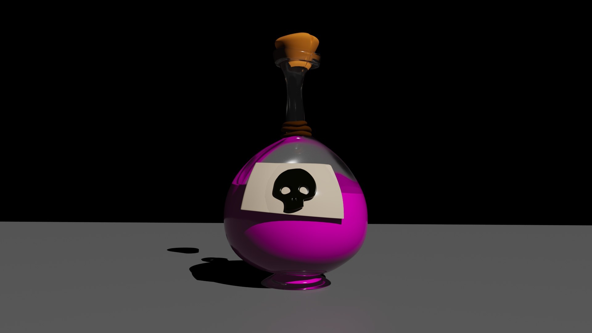 Potion Of Poison 3D Model - TurboSquid 2237599