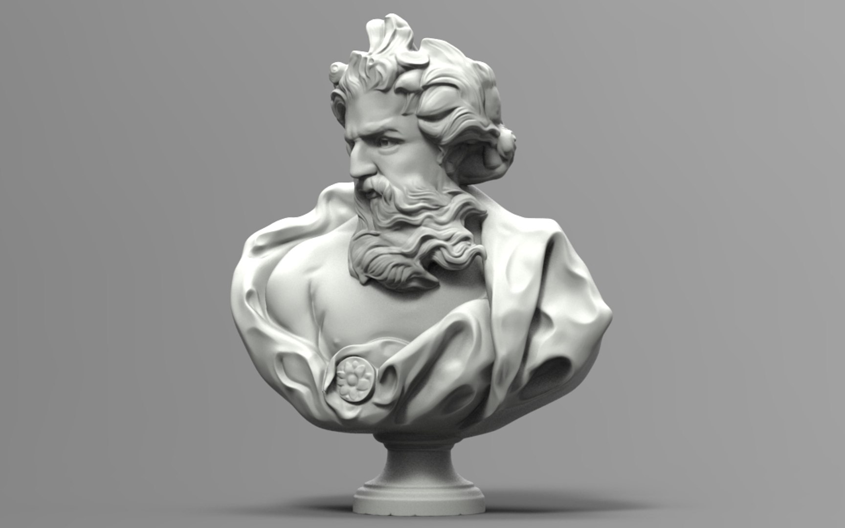Bust Zeus Model - TurboSquid 1193622