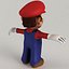 Super Mario Rigged 3d Model