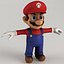 Super Mario Rigged 3d Model