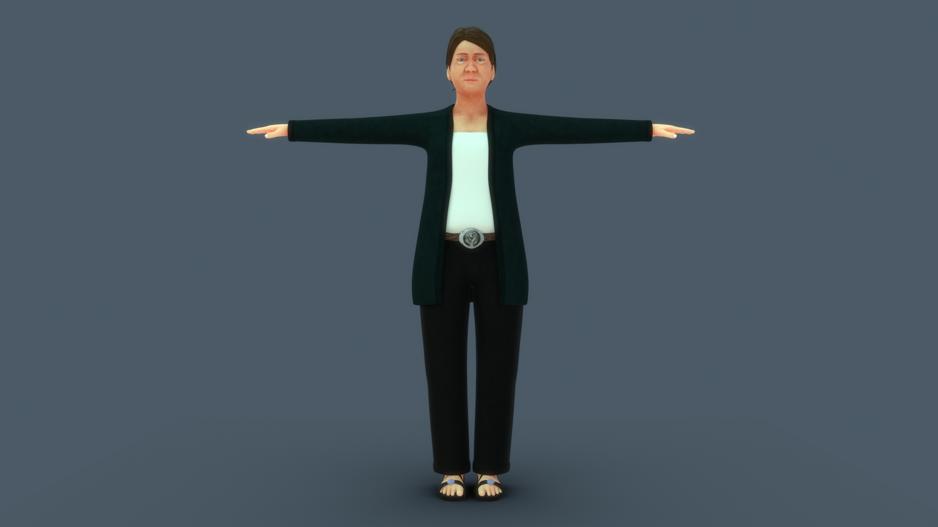 3D Old Age Female Model - TurboSquid 2308410