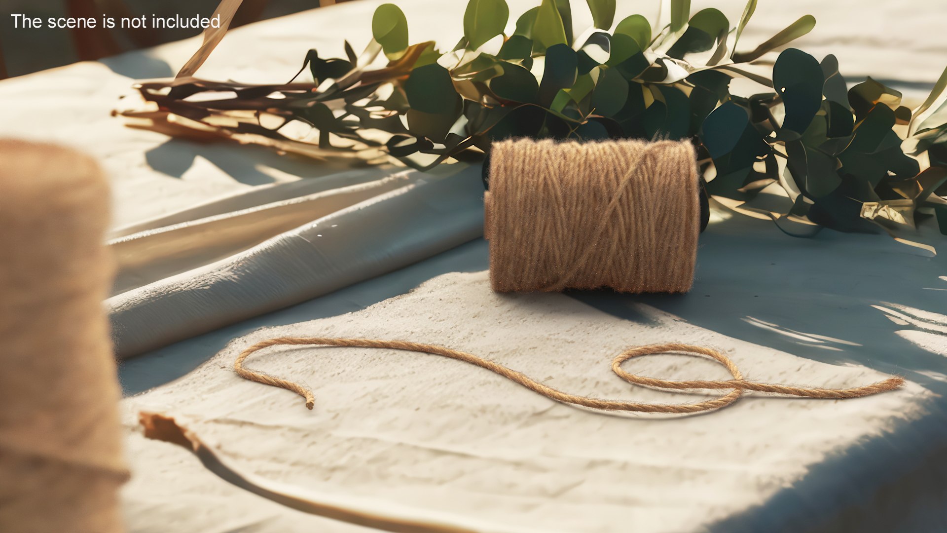 3D Jute Twine Brown Thread - TurboSquid 2422800