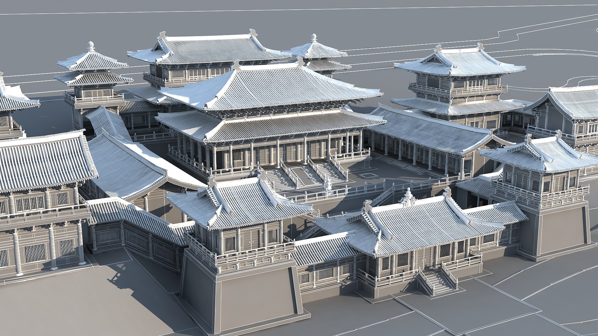 3D Chinese Ancient Palace 5 - TurboSquid 2220838