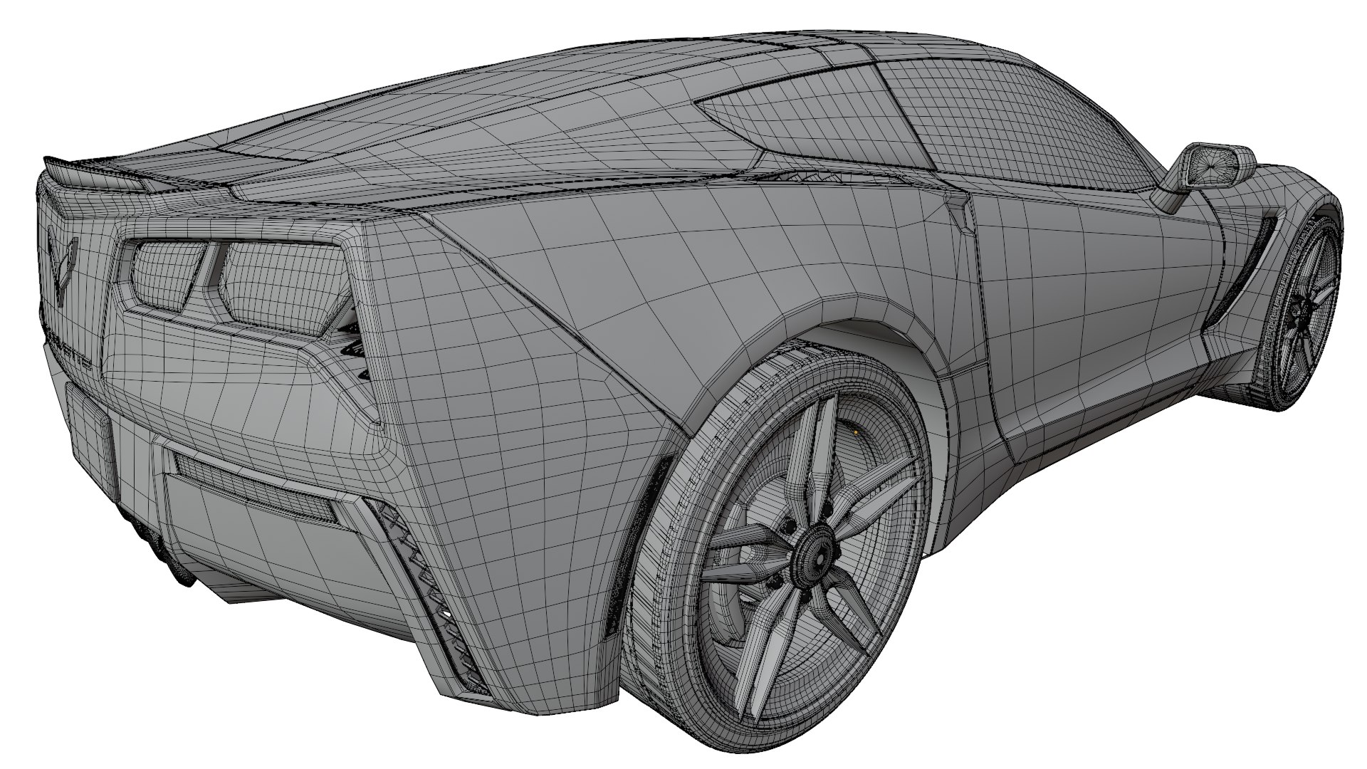 Chevrolet Corvette 2014 3D Model - TurboSquid 2239333