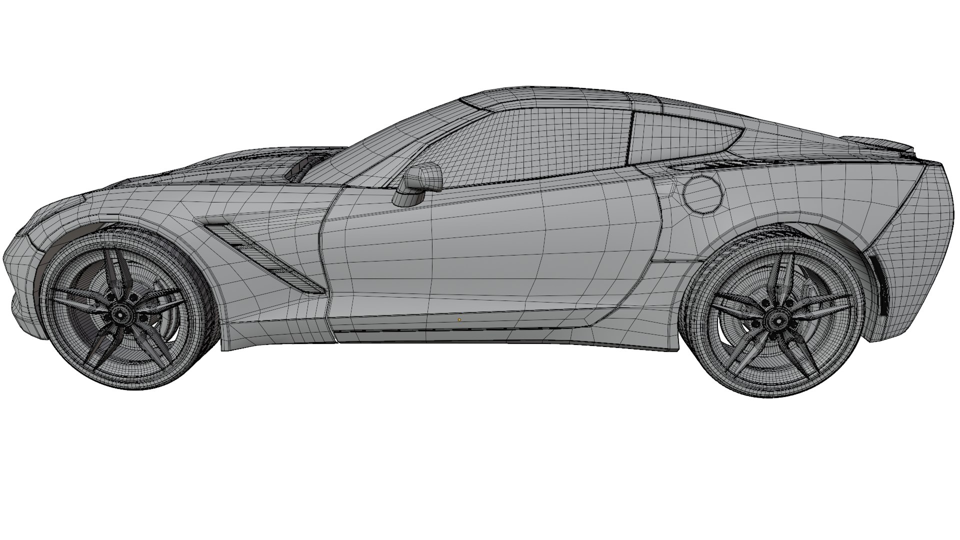 Chevrolet Corvette 2014 3D Model - TurboSquid 2239333