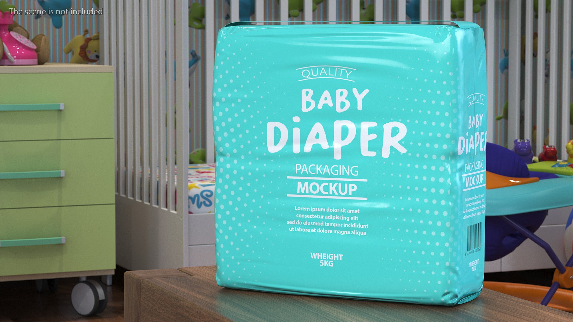 3D Baby Diapers Package - TurboSquid 2161312