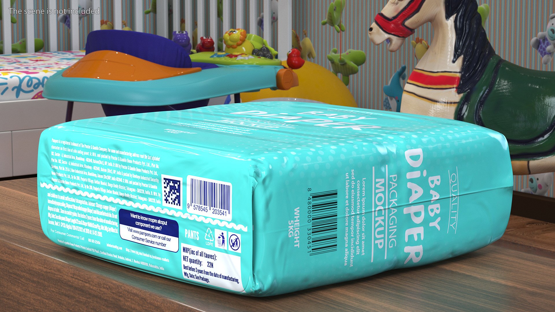 3D Baby Diapers Package - TurboSquid 2161312