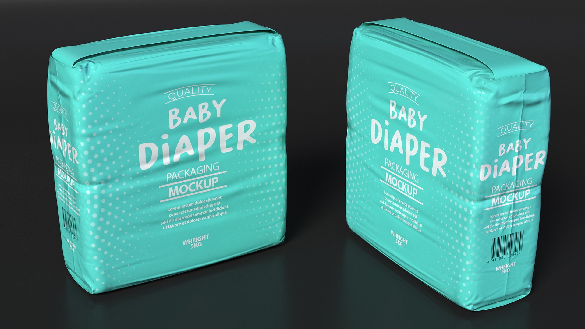 3D Baby Diapers Package - TurboSquid 2161312