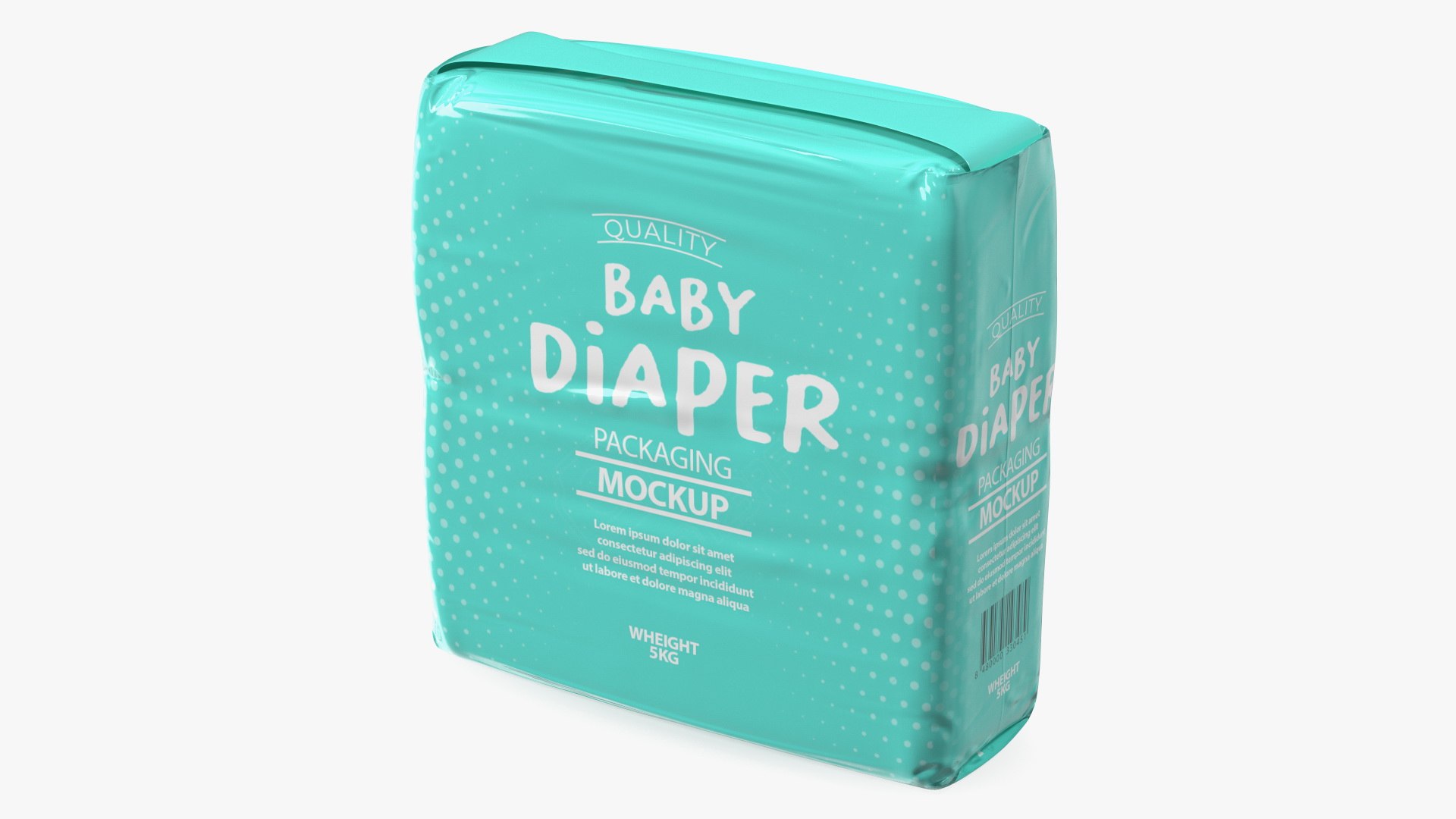 3D Baby Diapers Package - TurboSquid 2161312