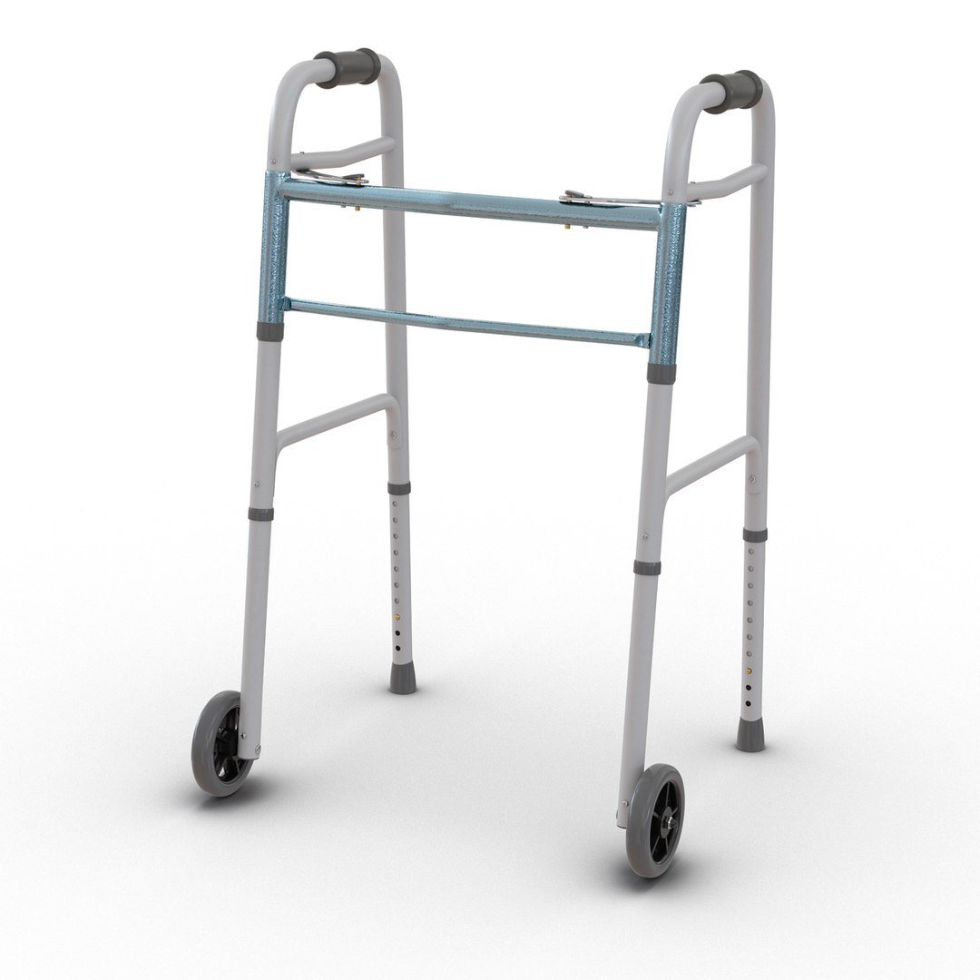 paddle walker wheels 3d max