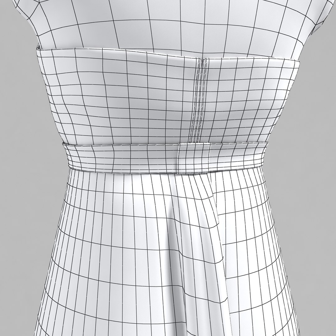 Wedding Dress Dummy Showrooms 3d Model