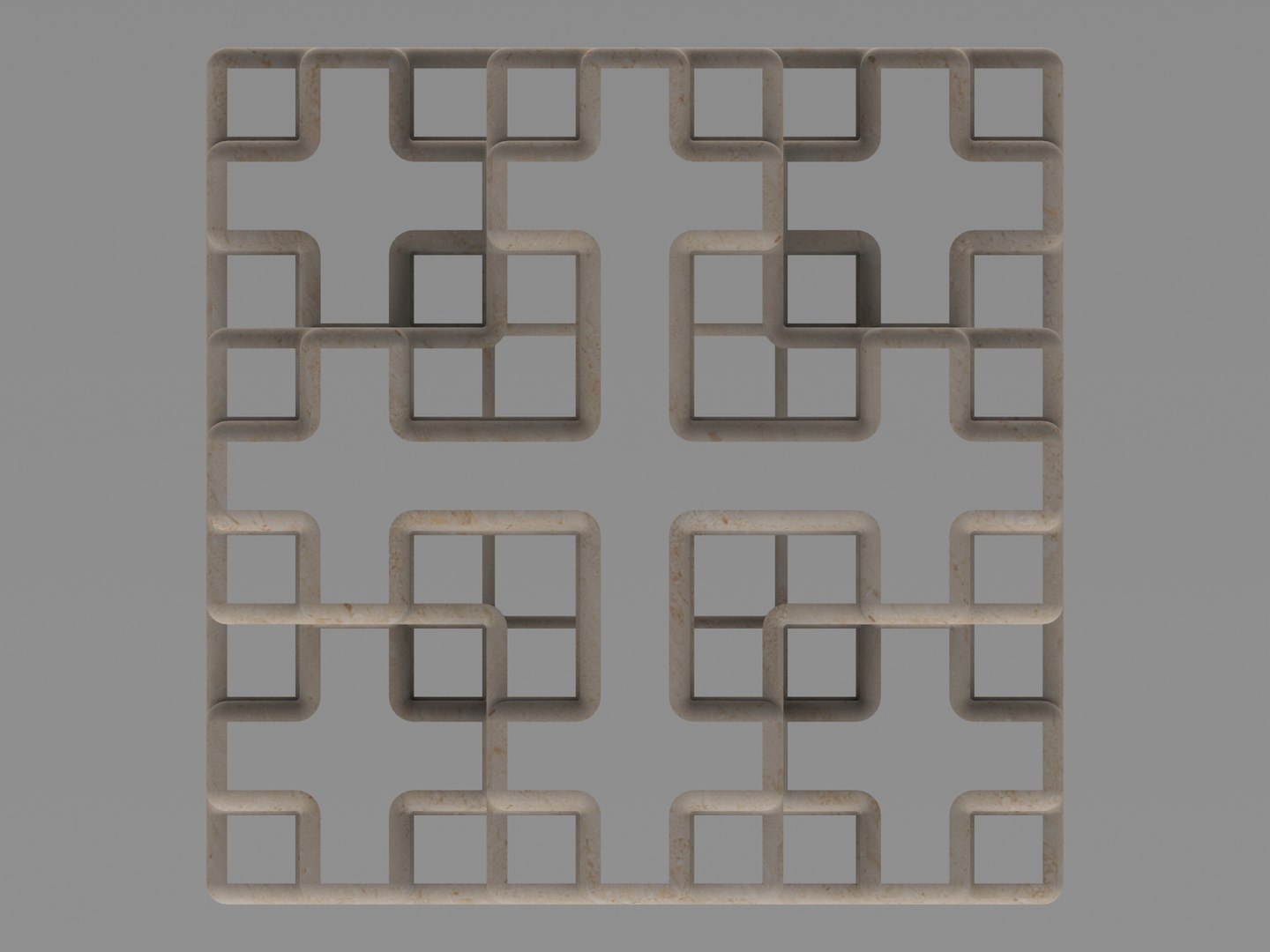 Wireframe Shape Mosely Snowflake 3D Model - TurboSquid 2202178