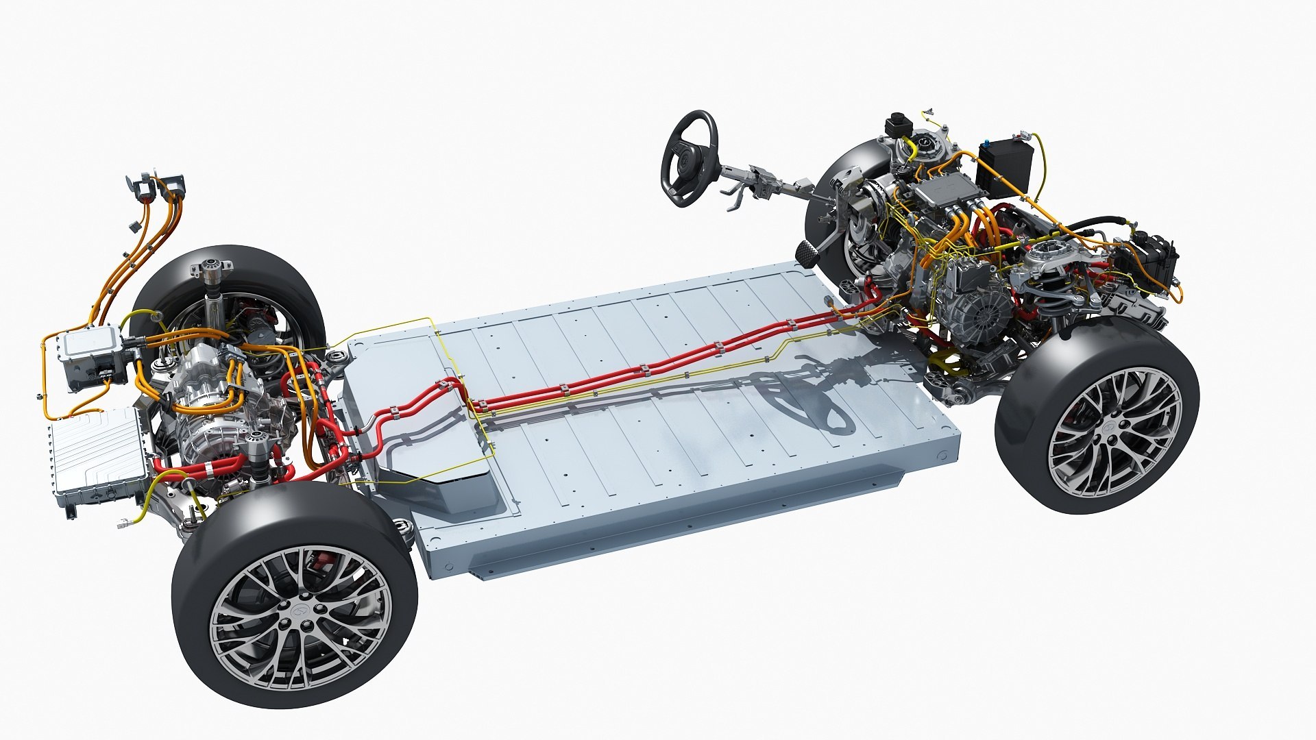 3D Car Chassis collection model - TurboSquid 2053103