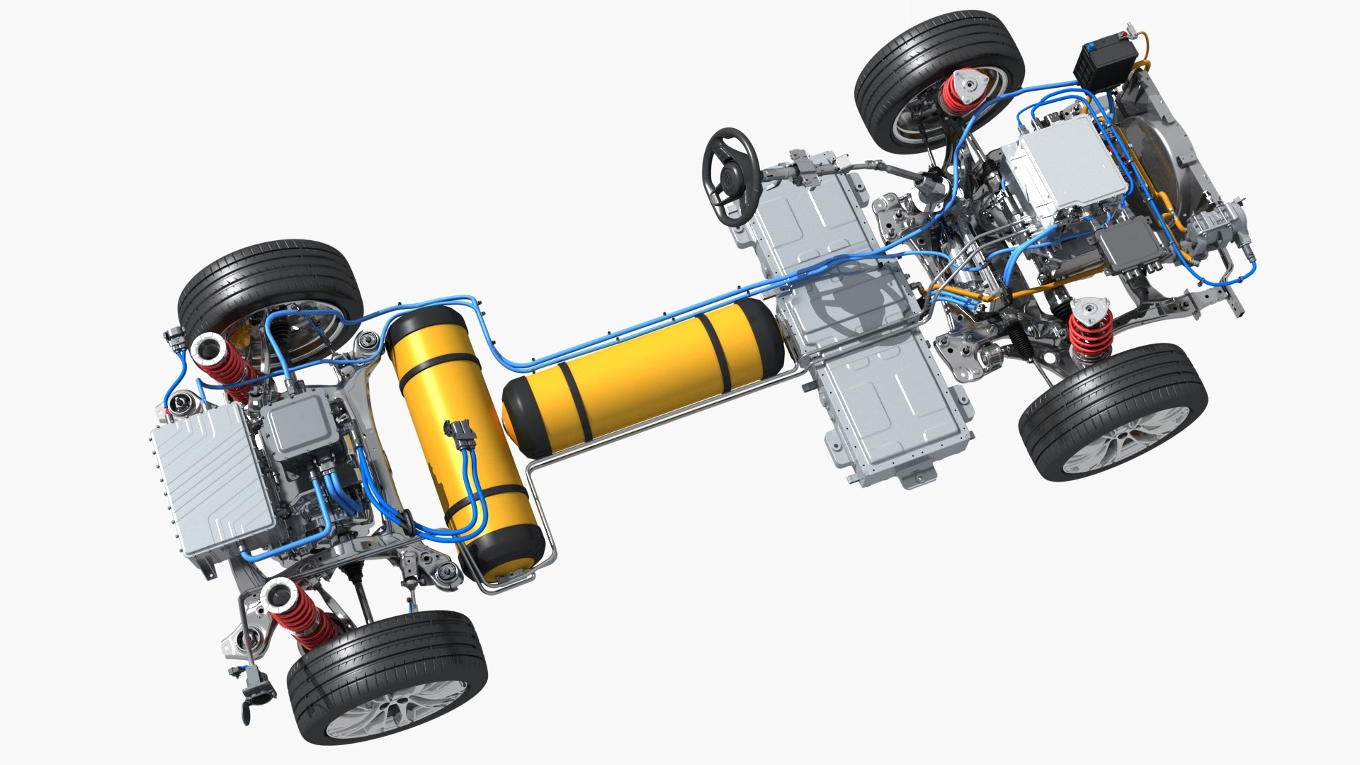 3D Car Chassis collection model - TurboSquid 2053103