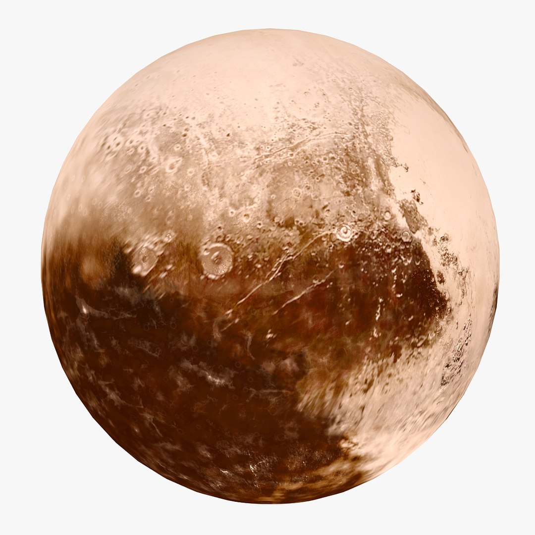 Pluto 3d Model