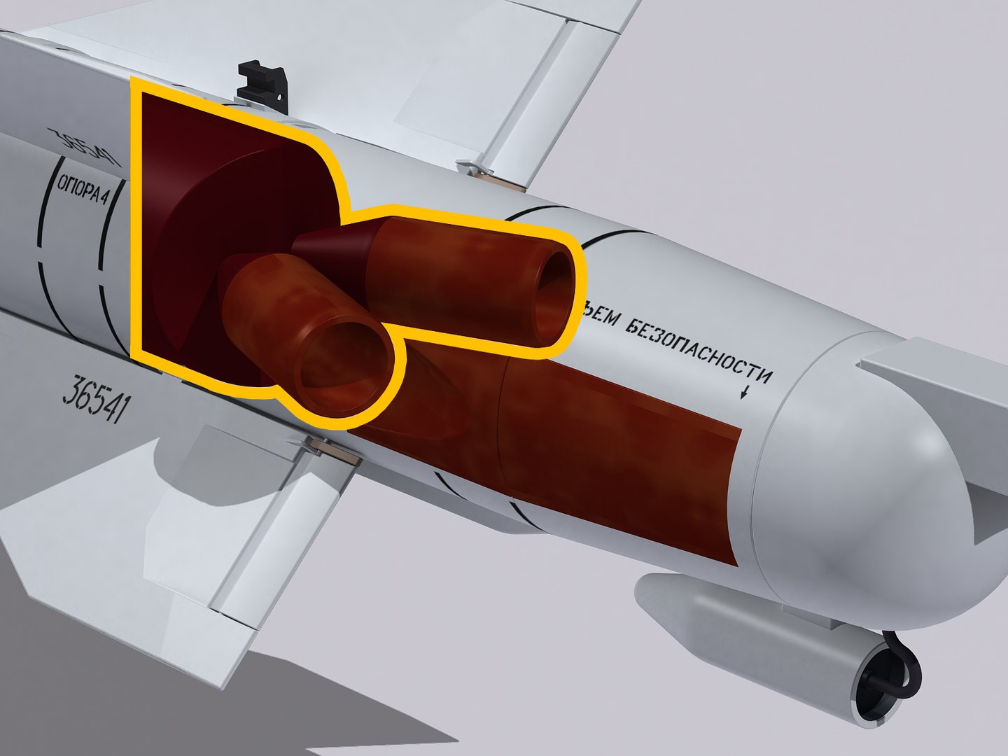 Kh-25 Missiles 3d Max