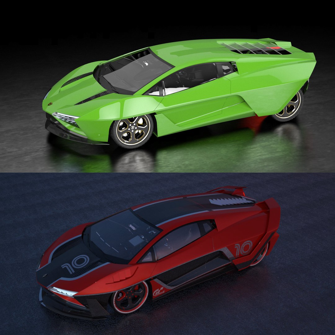 modelo 3d Serpetti Raton - Lamborghini Aventador based - TurboSquid 2059757