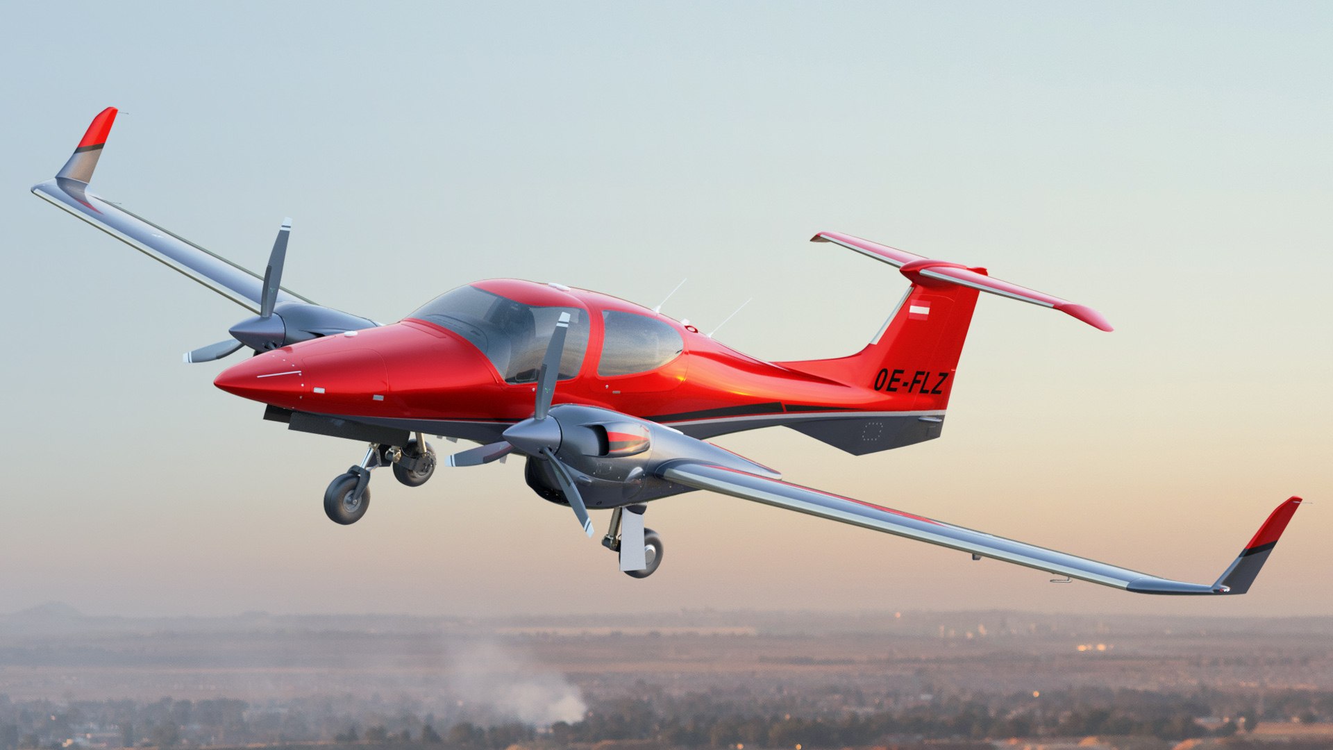 Diamond DA42 3D Model - TurboSquid 1728351