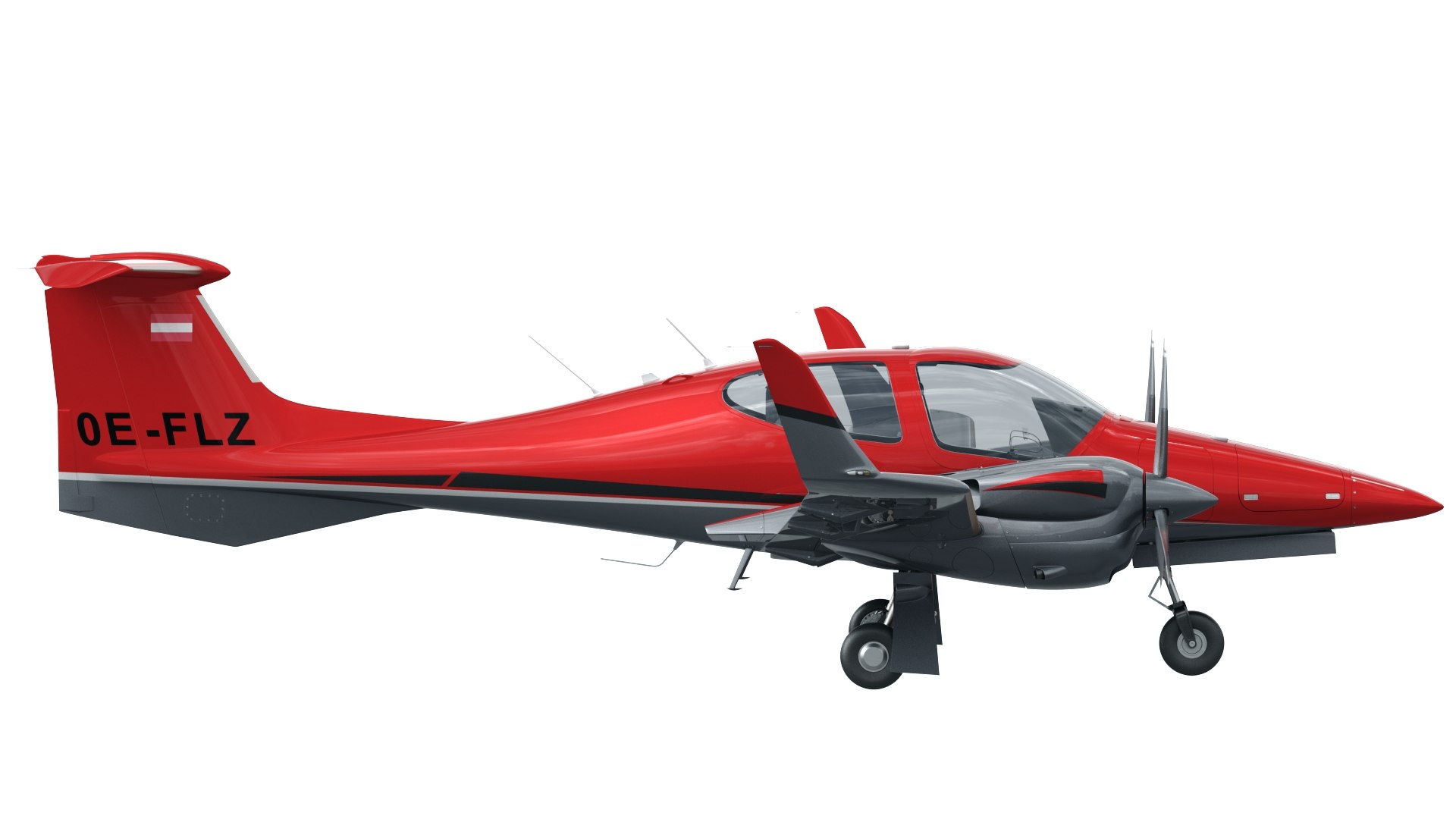 Diamond DA42 3D Model - TurboSquid 1728351