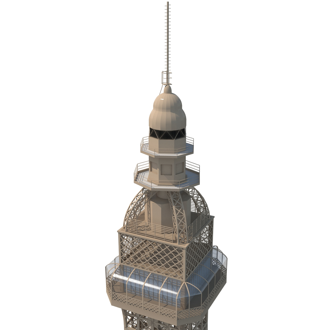 eiffel tower 2 c4d
